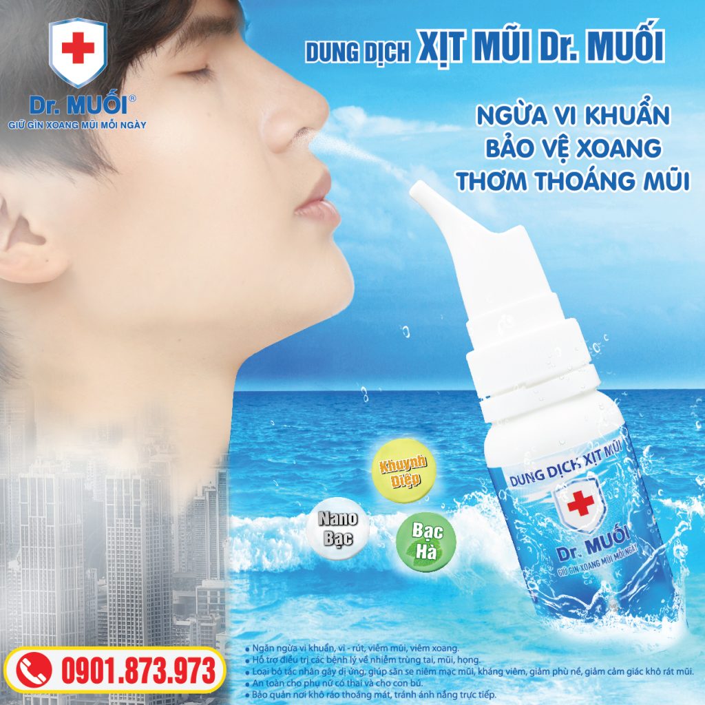 Dr. Muối - Thương hiệu nước muối súc miệng hàng đầu - Dr. Muối